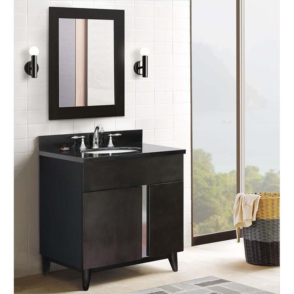 Bellaterra 31" Wood Single Vanity w/ Counter Top and Sink 400200-SB ...