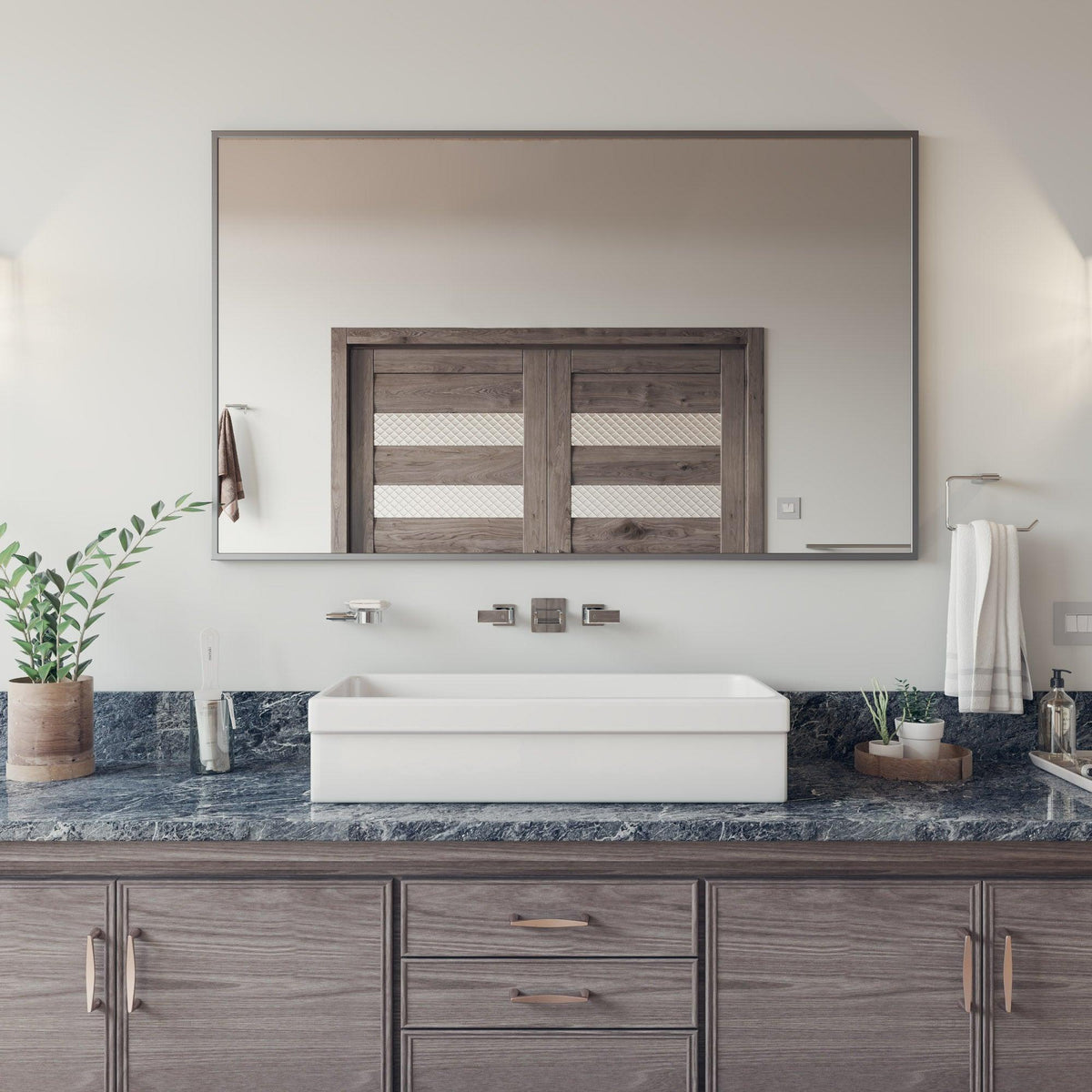 ALFI brand AB36TR 36" White Above Mount Fireclay Bath Trough Sink – The ...